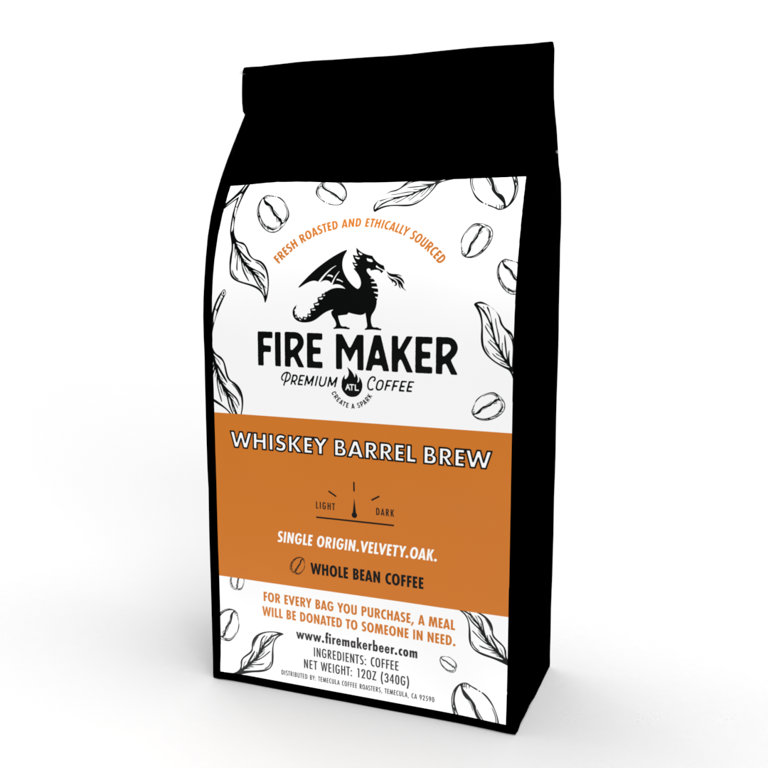 Fire Maker Premium Coffee: Whiskey Barrel Coffee – Fire Maker Brewing ...